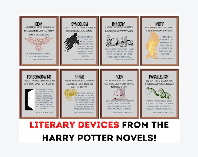 English Classroom Decoration; English Teacher Literary Poster ...