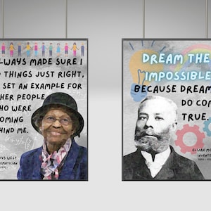 Famous Black Scientists/inventors (set of 8) Printable, Science ...