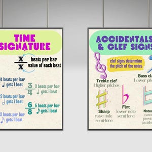 Music Education (set of 8) Printable Posters, Music Classroom Decor ...
