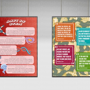 AAPI Heritage Month (set of 8) Printable Posters, Asian American and ...