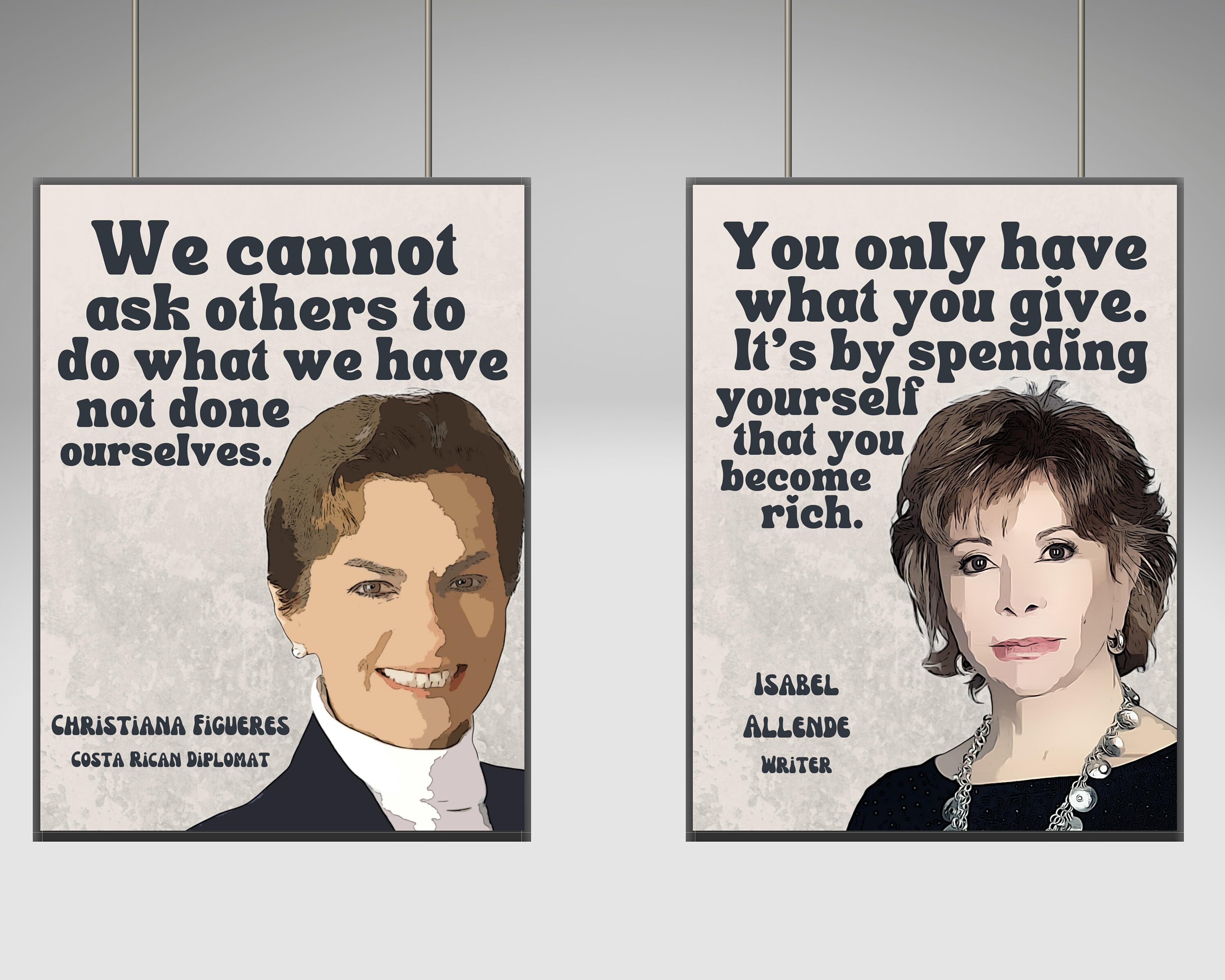 Retro Latina Women in History set of 8 Printable Posters - Etsy