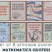 Math Puns Posters set of 8 Printables VOL3 Math Classroom - Etsy