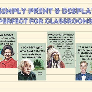 Earth Quotes (set of 8) Printable Posters, Inspirational Quotes About ...