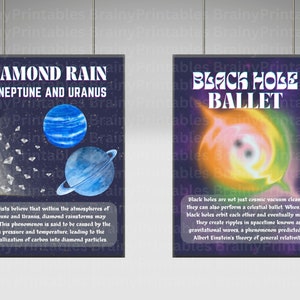 Space Exploration (set of 8) Printable Posters, Science Classroom Decor ...