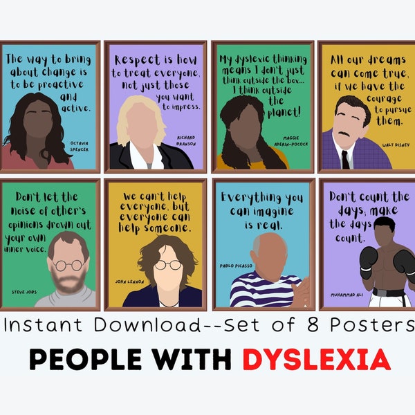 Dyslexia Posters - Etsy