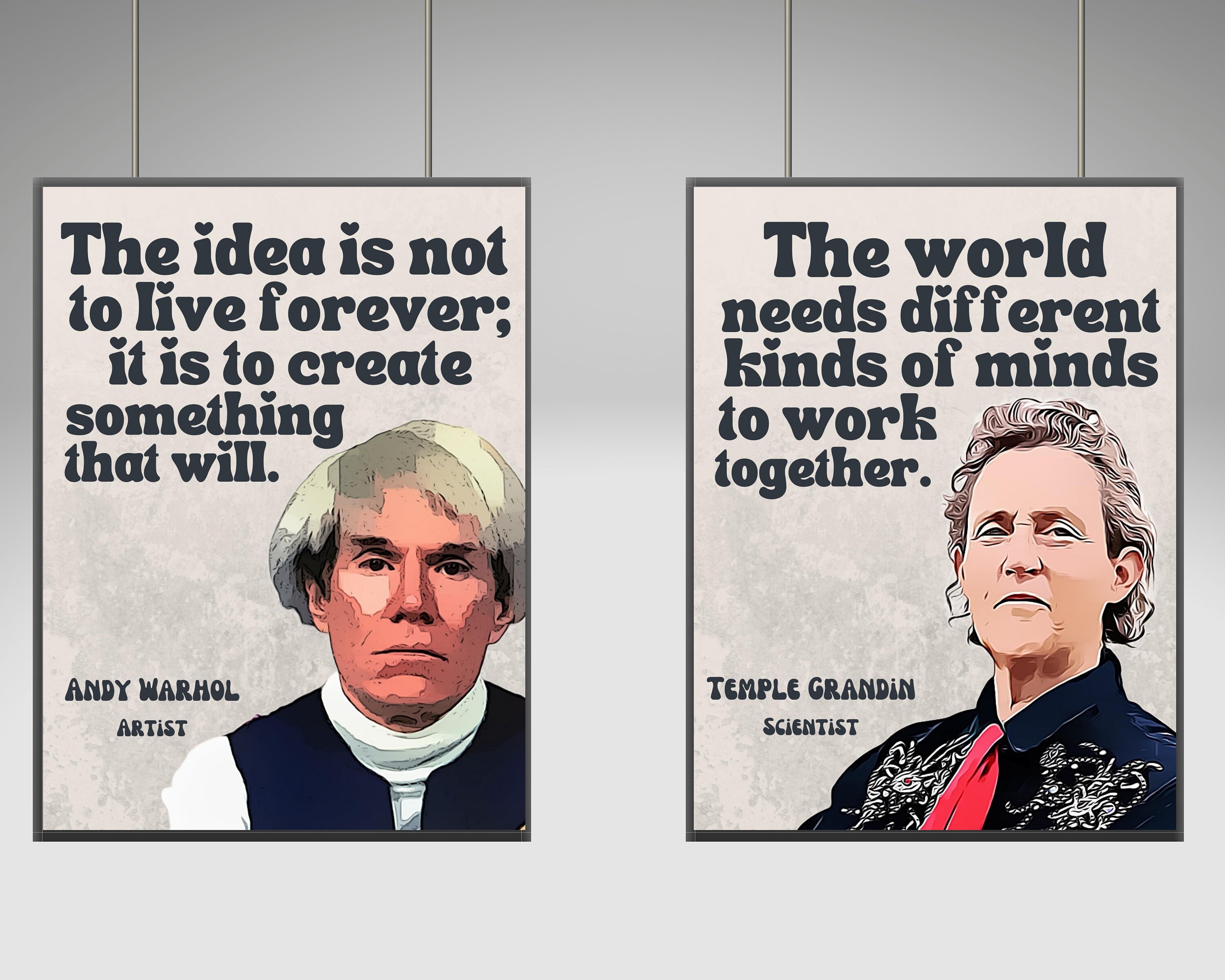 Remarkable People W/ Autism (set of 8) Printable Posters, Inclusive ...