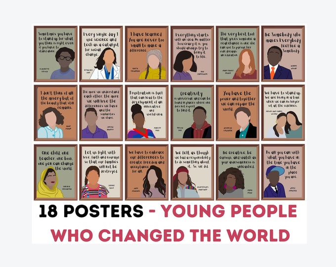 10 Inspirational Social Justice Digital Download Classroom Posters ...