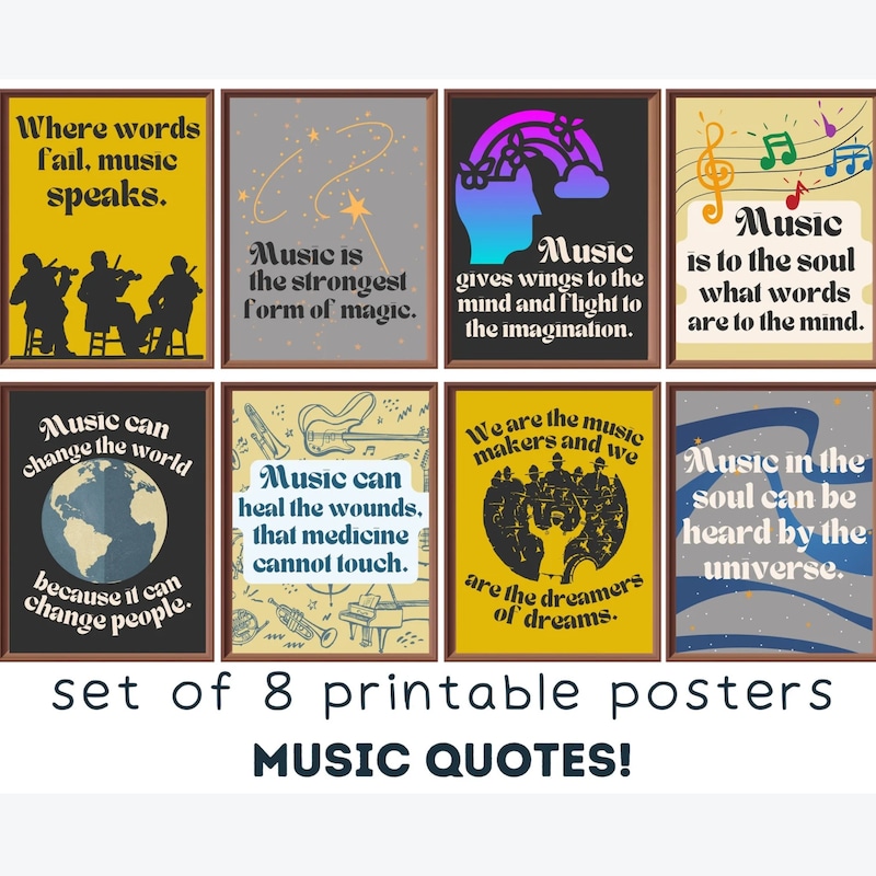 Music Quotes - Etsy