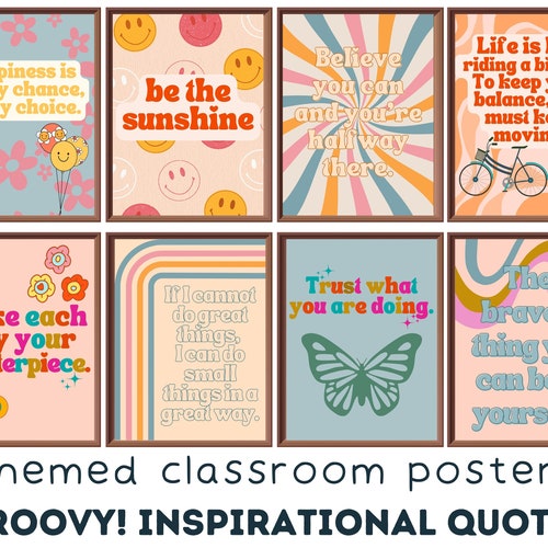 Retro Classroom Posters - Etsy