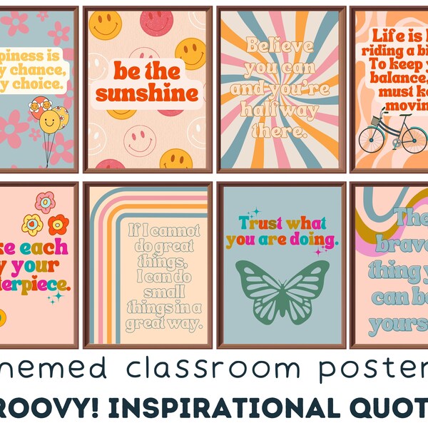 Positive Classroom Posters - Etsy