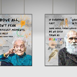 Famous Scientists Posters (set of 8) Printable, Science Classroom Decor ...