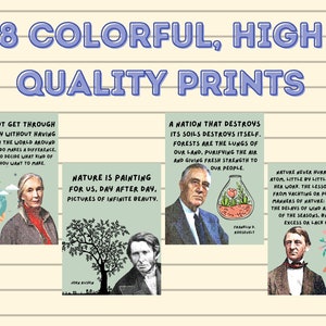 Earth Quotes (set of 8) Printable Posters, Inspirational Quotes About ...