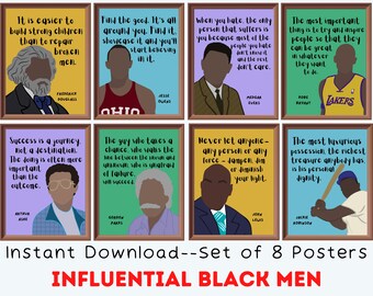 Retro Remarkable Young People set of 18 Printable Posters - Etsy