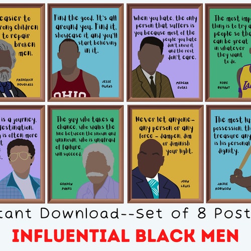 Black History Month Classroom Decor Poster Set African - Etsy