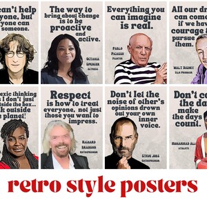 Remarkable People With Dyslexia (set of 8) Printable Posters, Inclusive ...