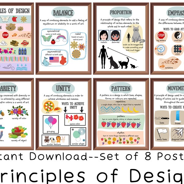 Principles of Design Posters - Etsy
