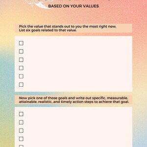 Cosmic Goal Setting Helper Therapy Journal Therapy Goals Digital ...