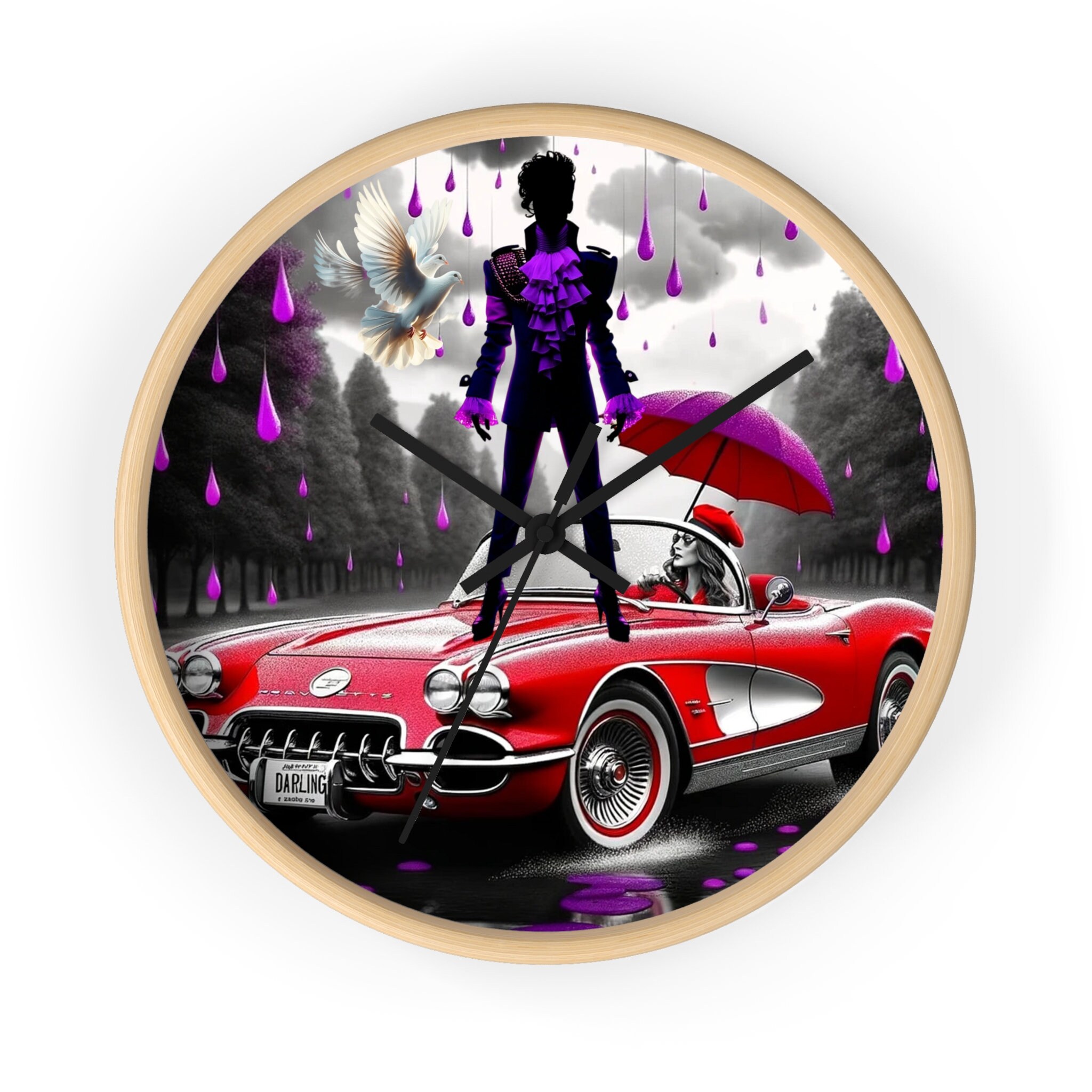 Prince Song Collage Wall Clock - Etsy