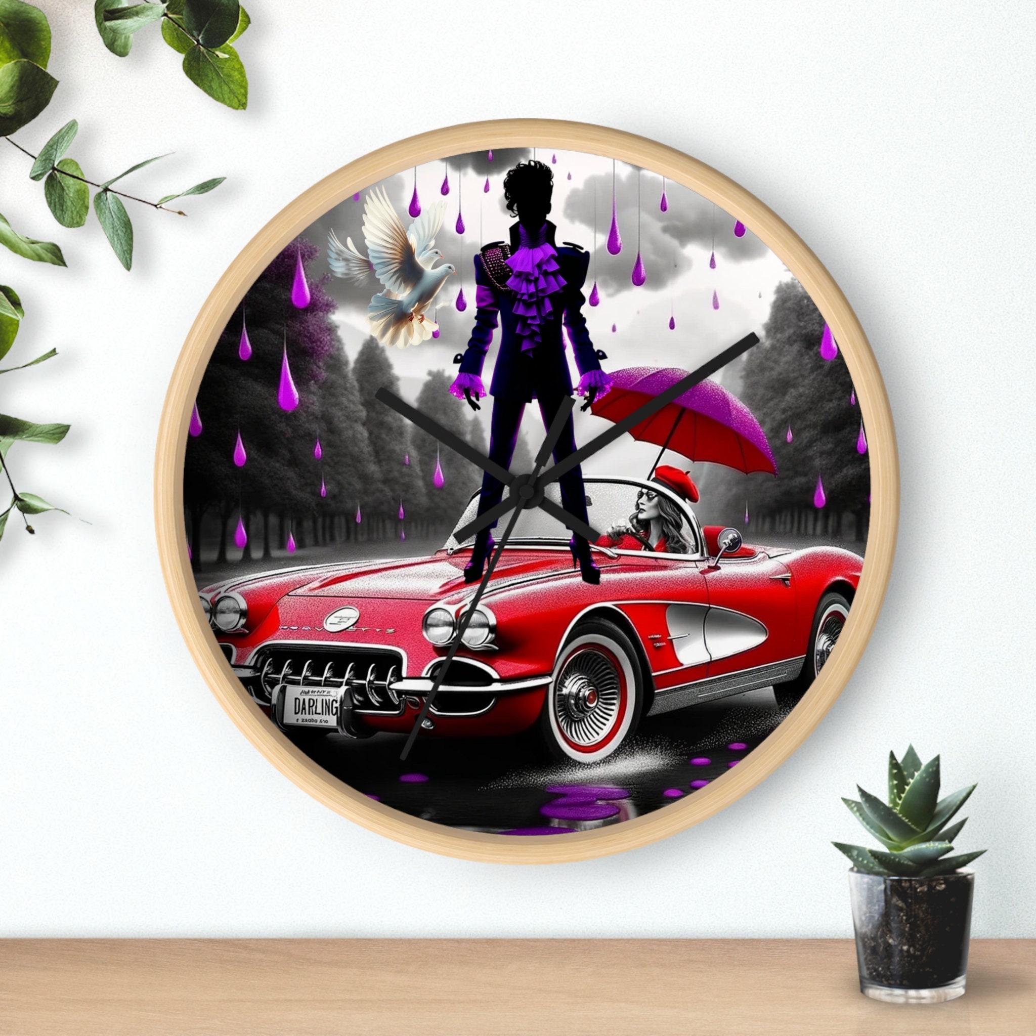 Prince Song Collage Wall Clock - Etsy