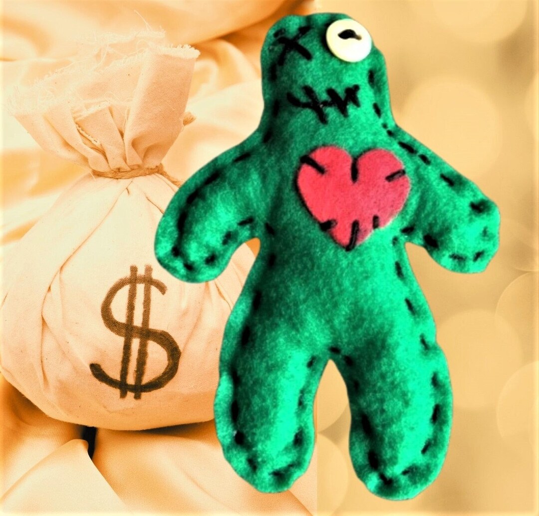 Money Draw Poppet - Stuffed With Corresponding Herbs - Etsy