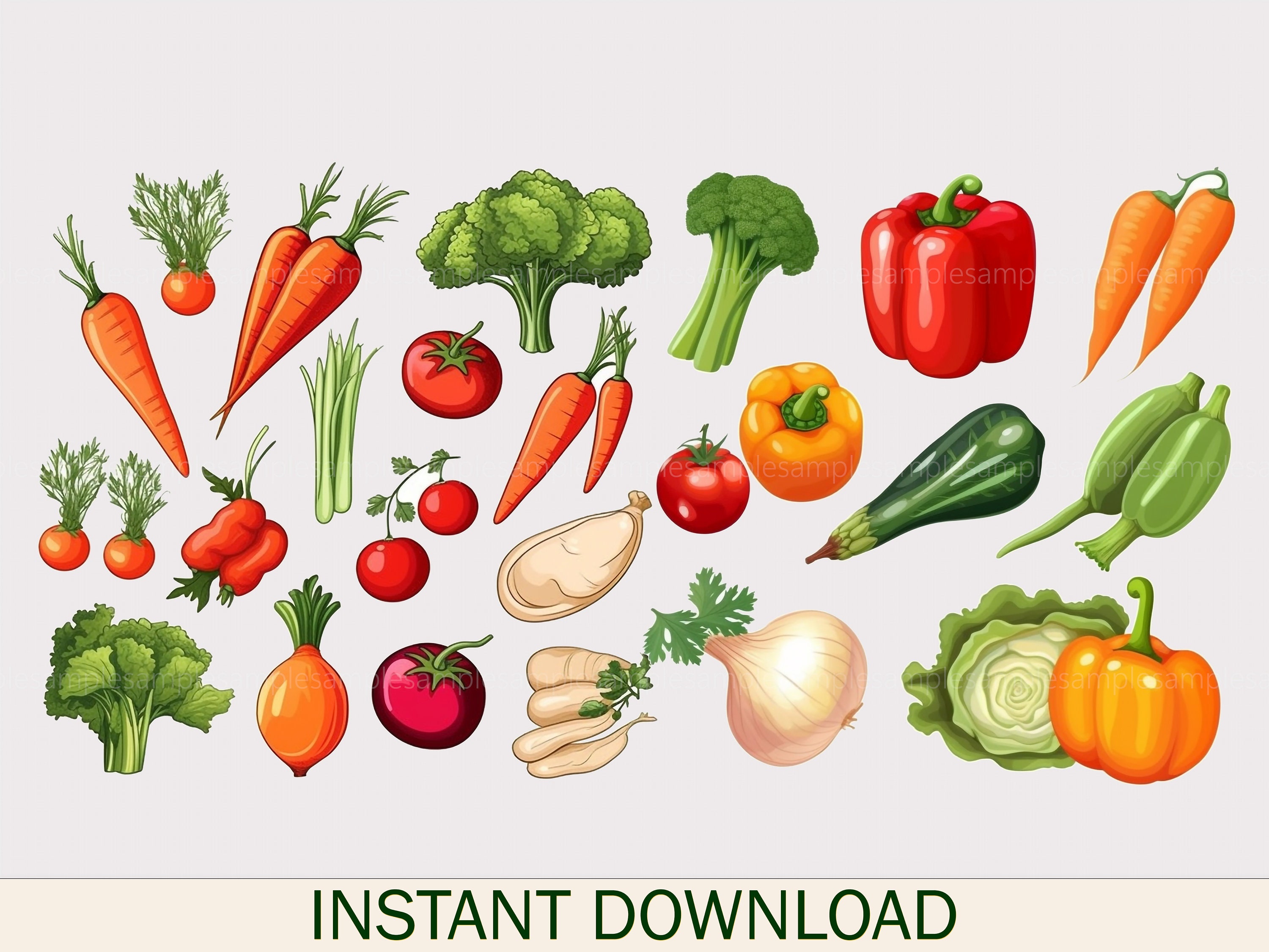 Vegetables Clipart, Veggie Clipart, Vegetable Clipart, Food Clipart ...