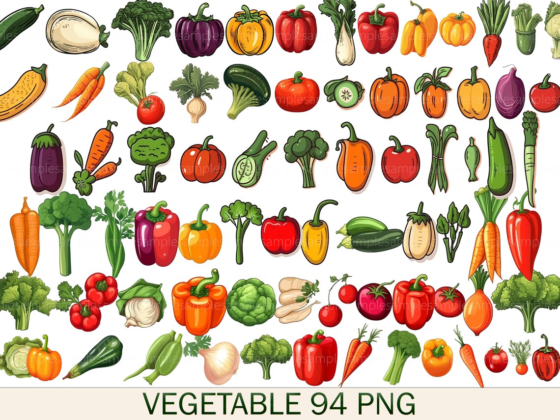 Vegetables Clipart, Veggie Clipart, Vegetable Clipart, Food Clipart ...