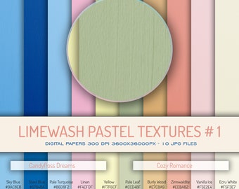 Soft Romantic Digital Paper Pack, Soft Art Textures, Gradient Paper ...