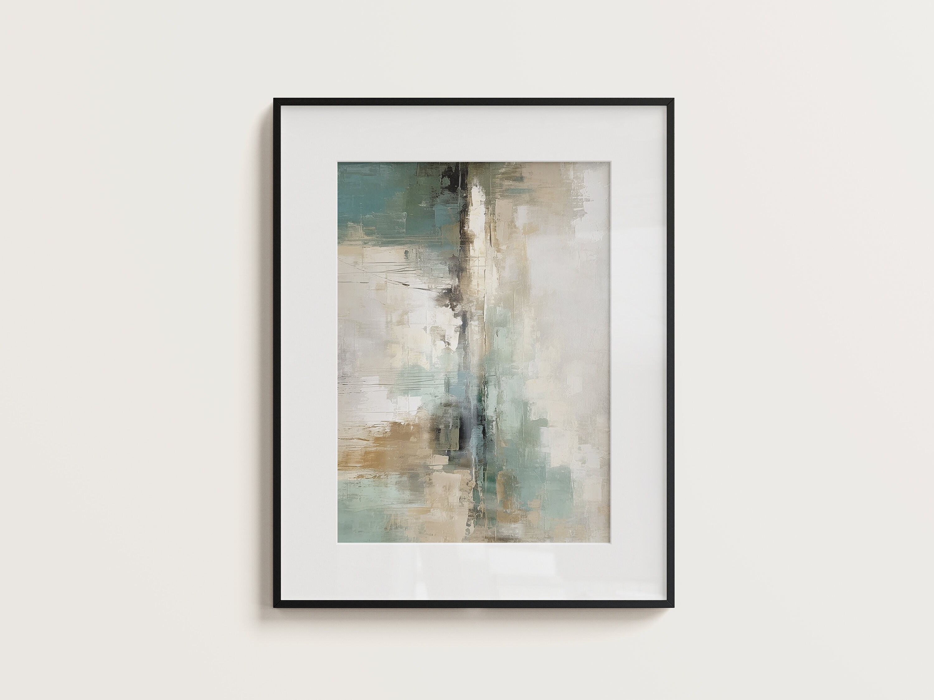 Modern Abstract Digital Posters, Set of 3, Tranquil Inspiration ...