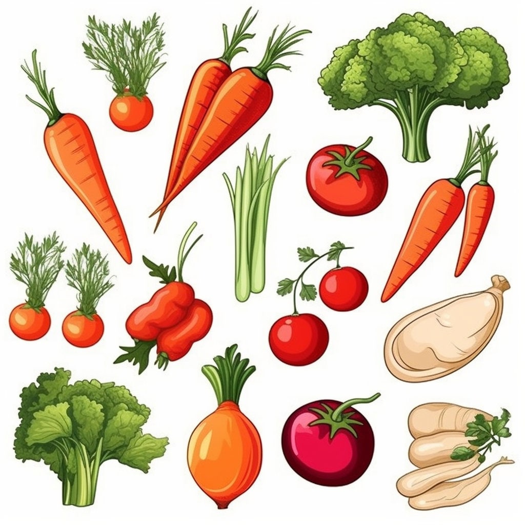 Vegetables Clipart, Veggie Clipart, Vegetable Clipart, Food Clipart ...