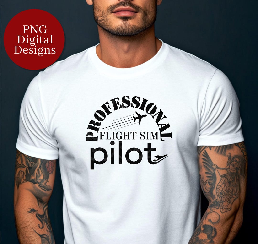 Flight Sim Pilot PNG: Jet & Military Designs (digital Download) - Etsy