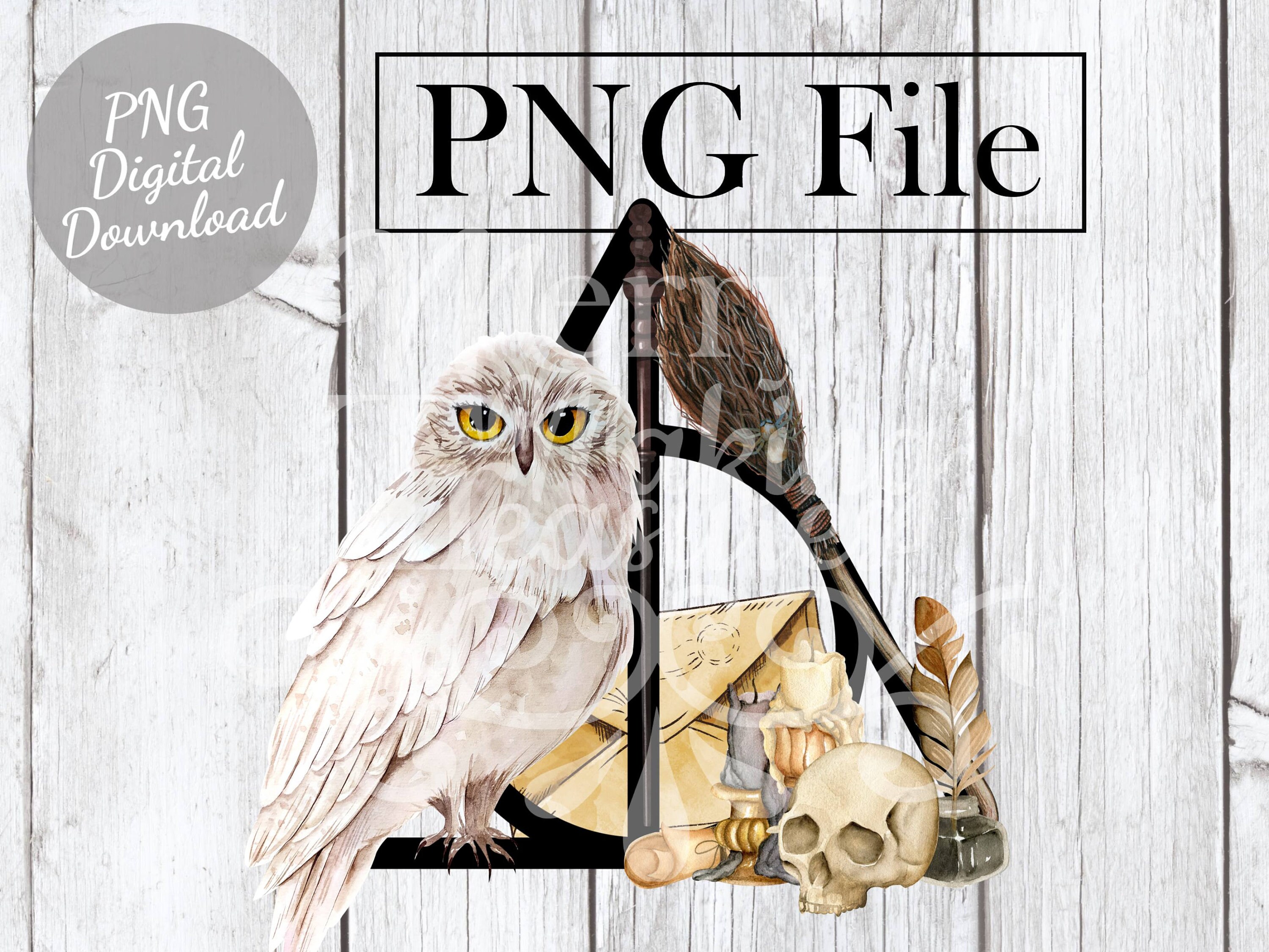 Owl Png, Magic, Broom, Skull, Letter, Png, Flower Png,sublimation ...