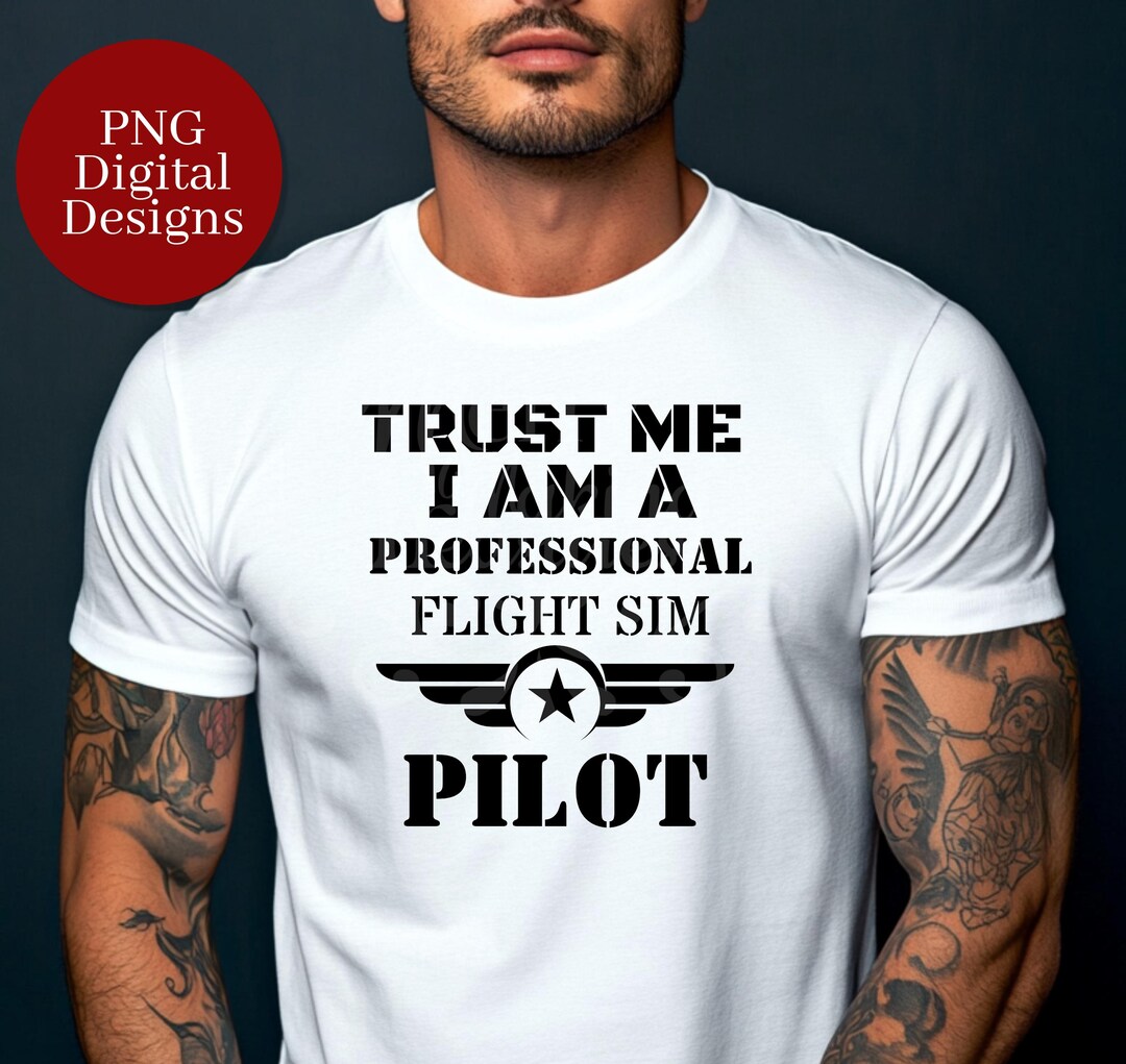Flight Sim Pilot PNG: Jet Design Clipart (digital Download) - Etsy
