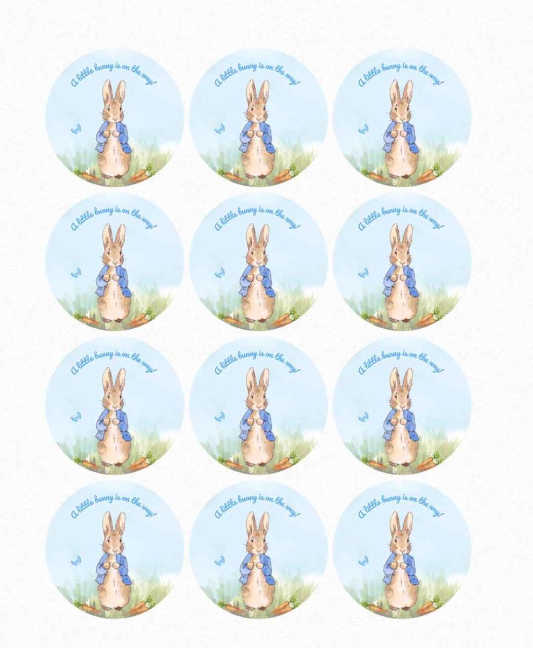Peter Rabbit Edible Images - Etsy
