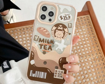 Milk Tea Phone Case | Etsy