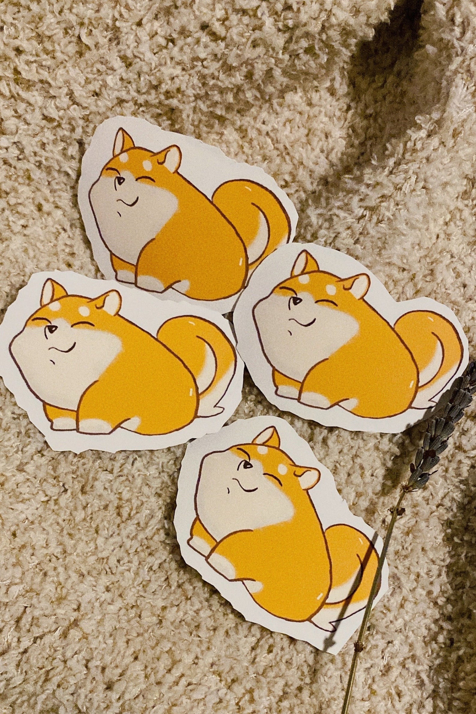 Fluffy Dog Sticker Kawaii Sticker Journaling Diary - Etsy