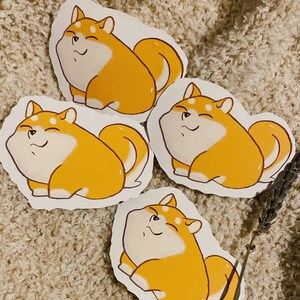 Fluffy Dog Sticker Kawaii Sticker Journaling Diary - Etsy