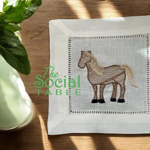 Kentucky Derby Themed Drink Coasters/ Cocktail Napkins - Etsy