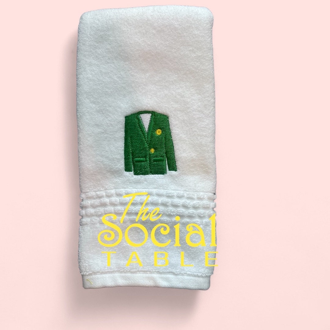 Masters Green Jacket Golf Tournament Hand Towels. - Etsy