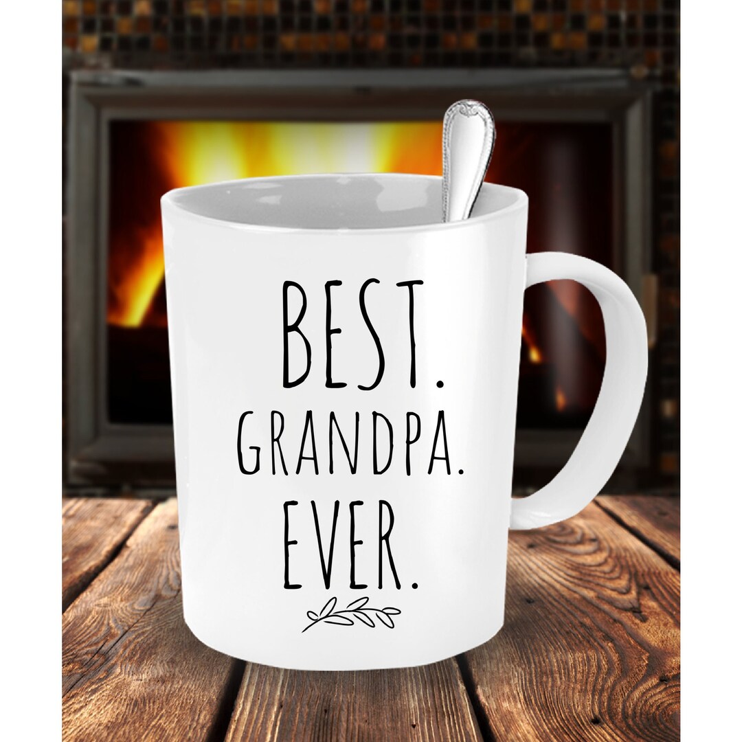 Best Grandpa Ever Mug Grandfather Gift Ideas Gift From - Etsy