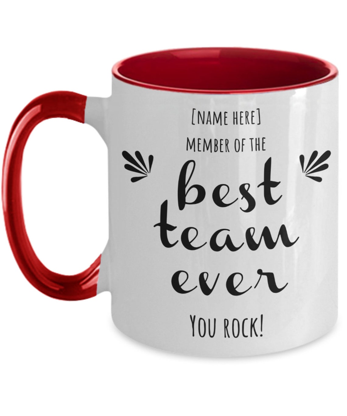 Personalized Team Mug Custom Name Best Team Ever Mug Gift - Etsy