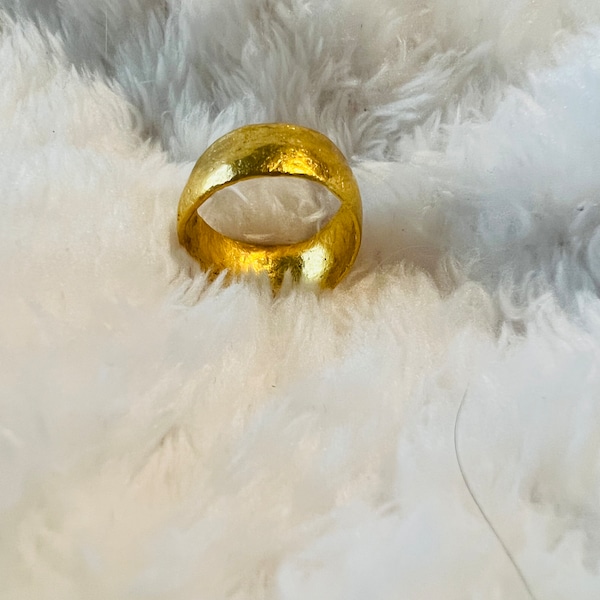 24k Gold Ring - Etsy