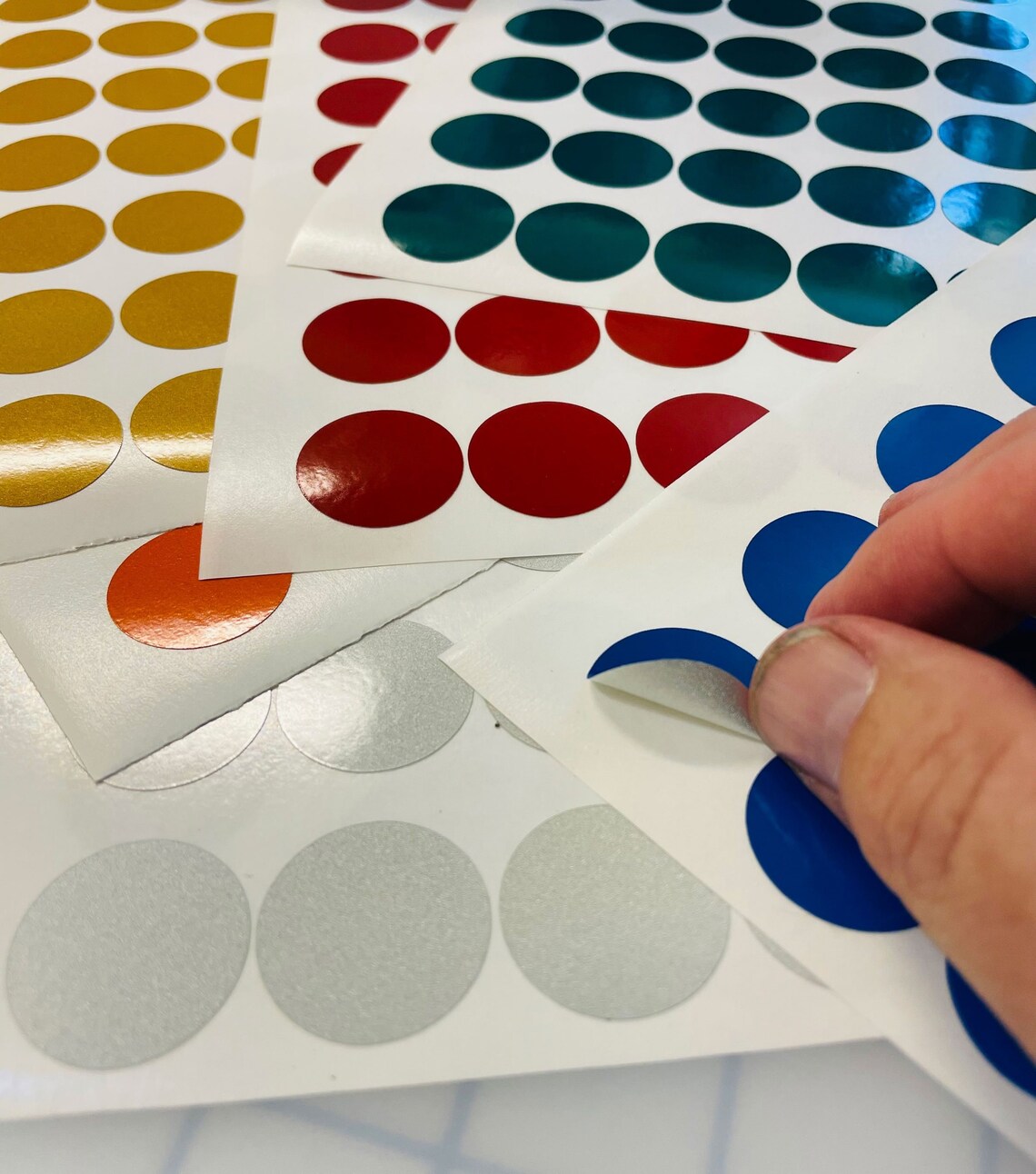 Reflective Dots | 1 Inch | Engineer Grade Reflective Shapes | High ...