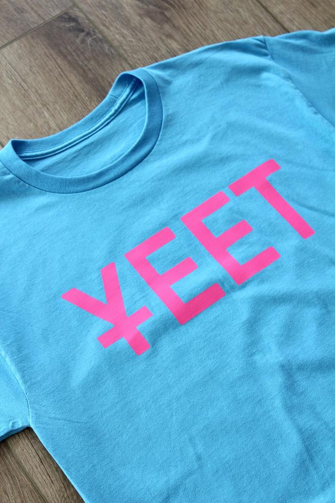 YEET Kanye Style Swag Aquatic Blue Large T-shirt - Etsy