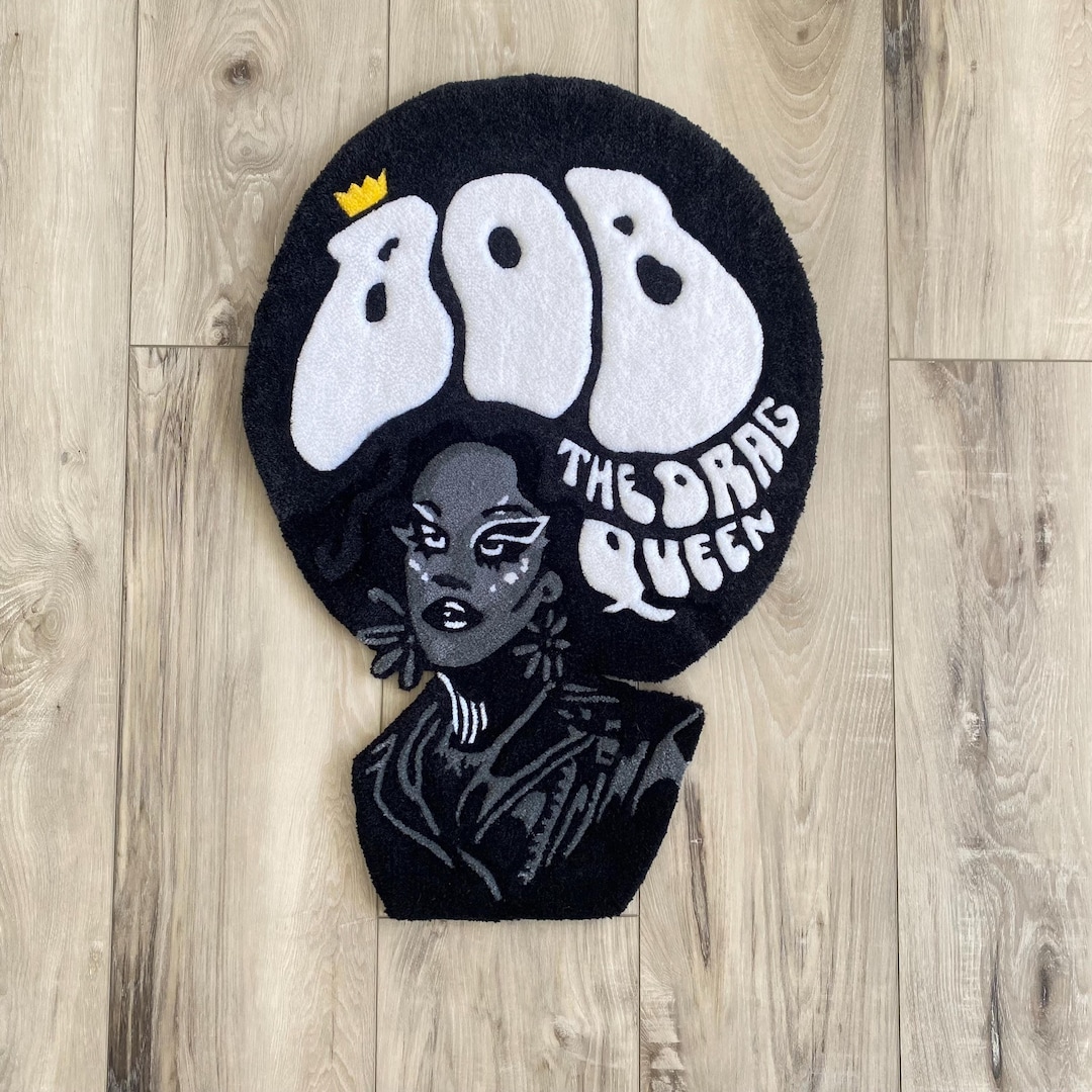 BOB the Drag Queen Tufted Rug Handmade - Etsy