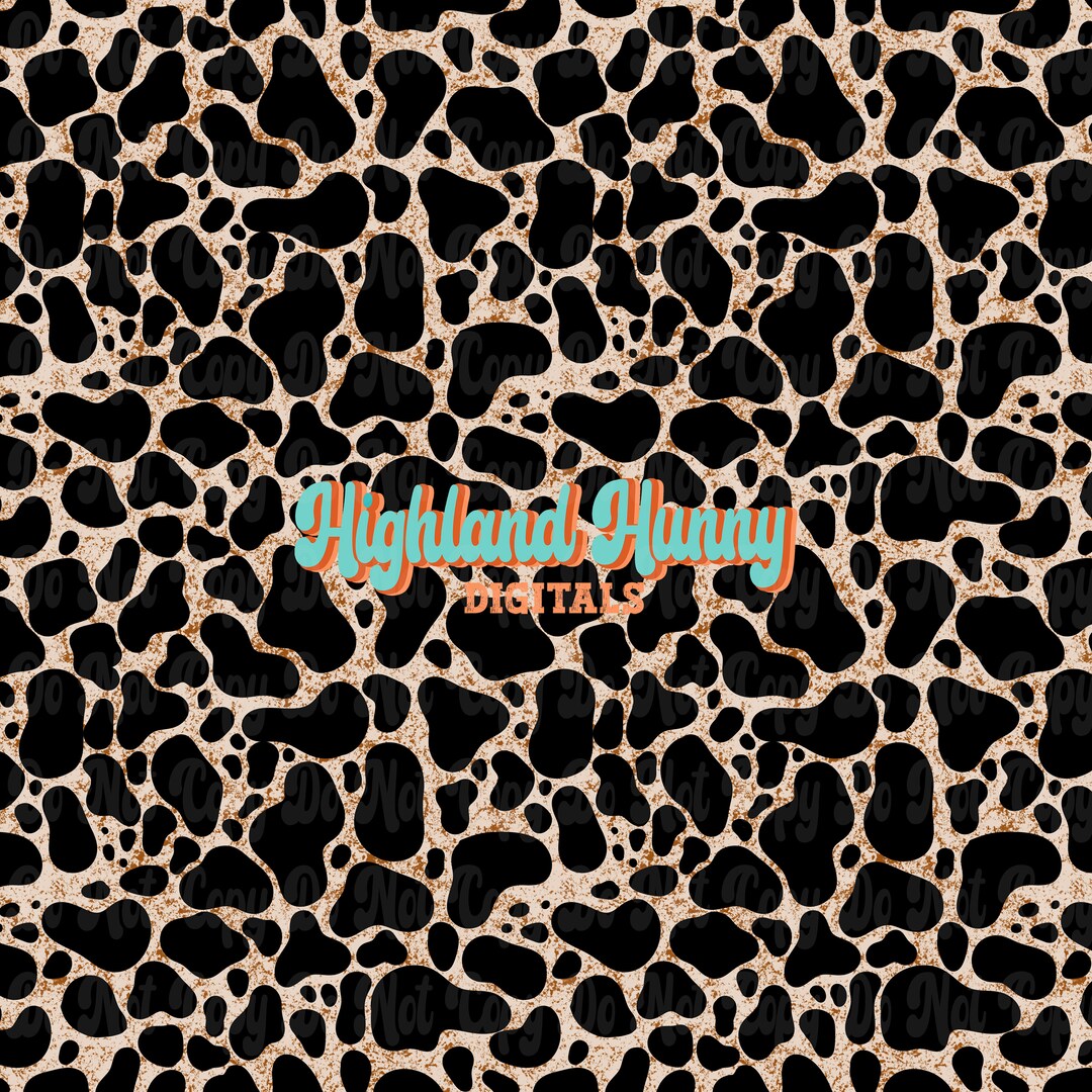 Cow Print Seamless | Western Back to School Seamless | Girl Western ...