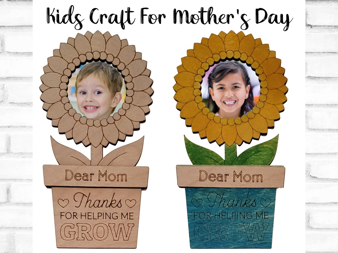 Mother's Day Magnet Craft, Mother's Day Craft, Mother's Day Gift From ...