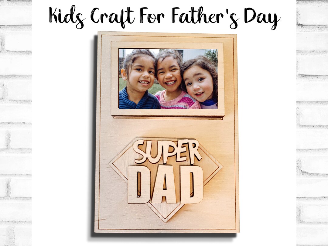Father's Day Craft Magnet, Father's Day Gift Superhero, Father's Day ...