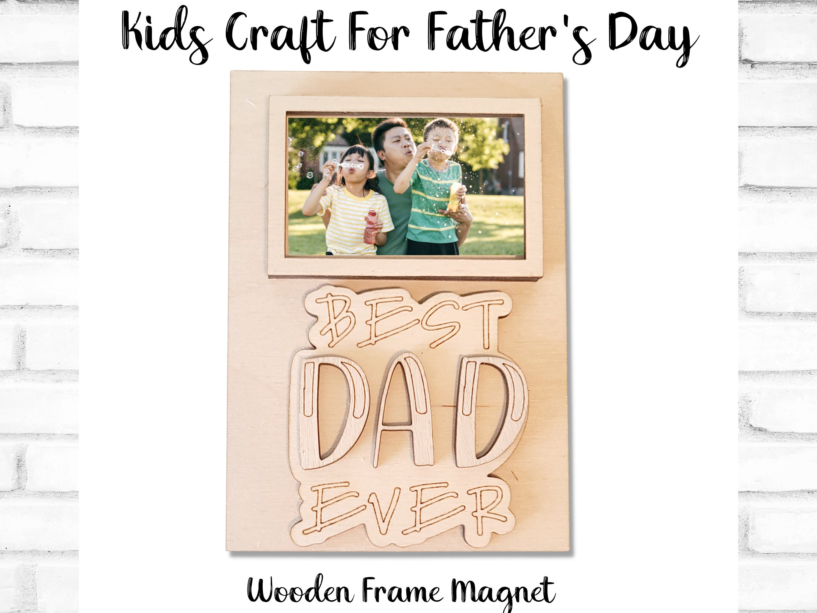 Father's Day Craft Magnet, Father's Day Gift Idea, Father's Day Gift ...