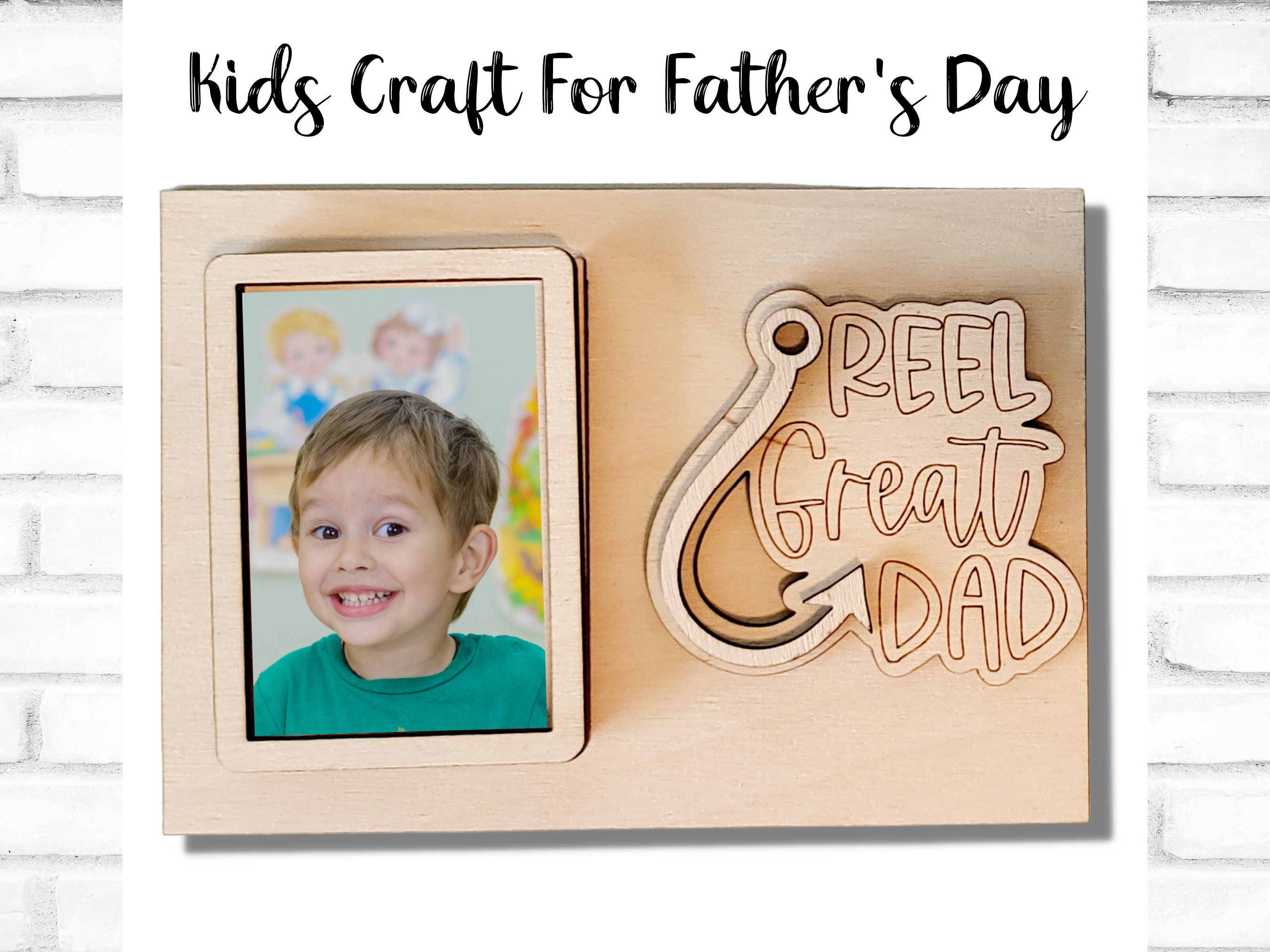Father's Day Craft Magnet, Father's Day Craft, Father's Day Gift From ...