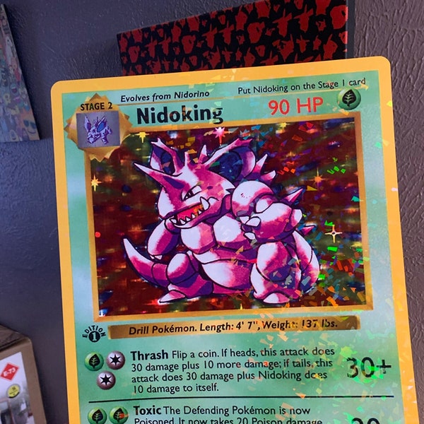 Nidoking 1st Edition - Etsy